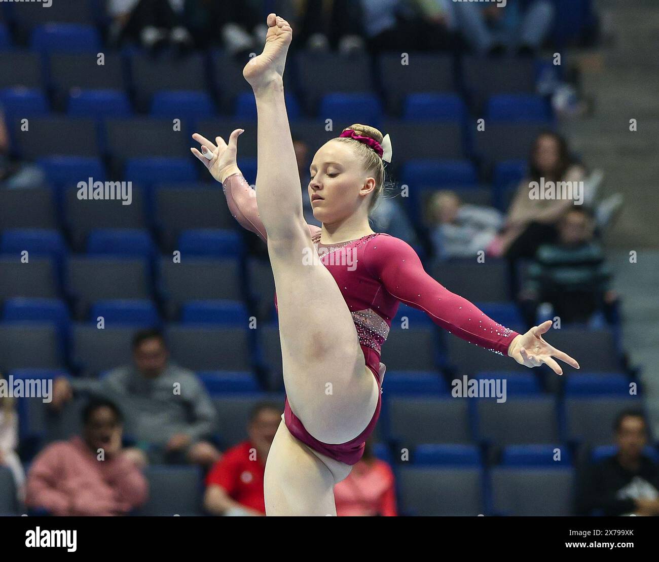 Hartford, CT, USA. 18th May, 2024. Marissa Neal of GAGE on the balance ...