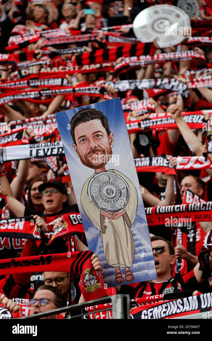 Leverkusen, Deutschland, Germany 1. Fussball Bundesliga, 34. Spieltag, Matchday 34 Bayer 04 ...