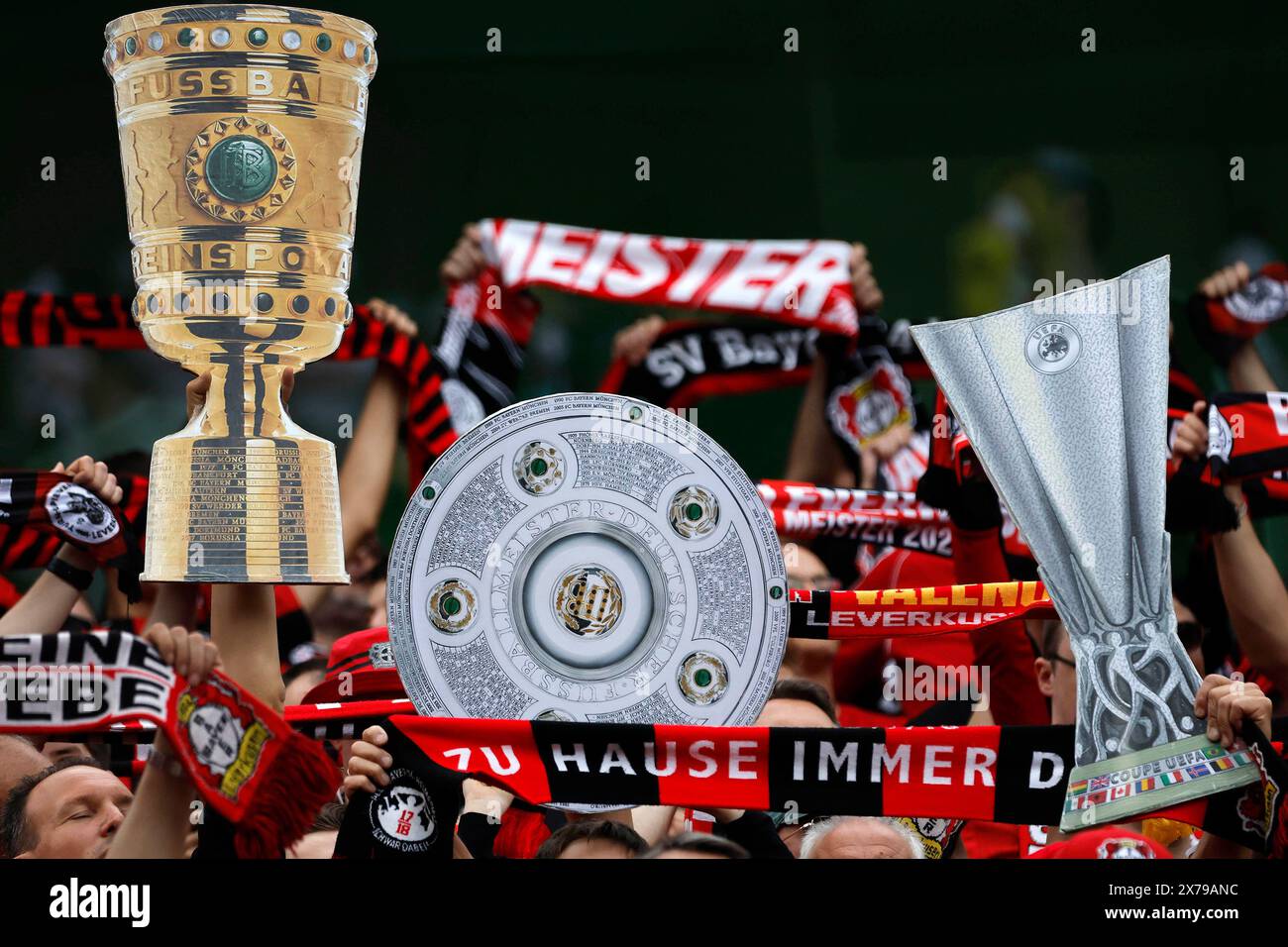 Leverkusen, Deutschland, Germany 1. Fussball Bundesliga, 34. Spieltag, Matchday 34 Bayer 04 ...