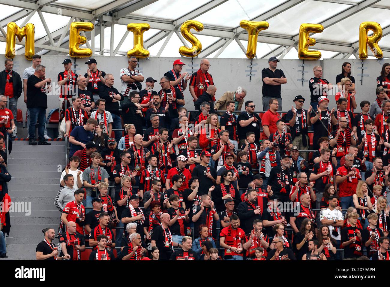 Leverkusen, Deutschland, Germany 1. Fussball Bundesliga, 34. Spieltag, Matchday 34 Bayer 04 ...