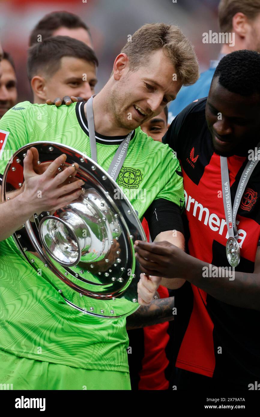 Leverkusen, Deutschland, Germany 1. Fussball Bundesliga, 34. Spieltag, Matchday 34 Bayer 04 ...