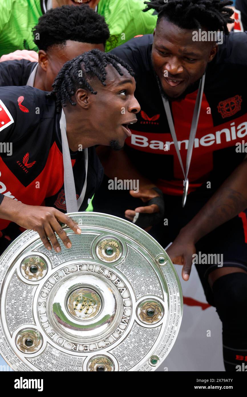 Leverkusen, Deutschland, Germany 1. Fussball Bundesliga, 34. Spieltag, Matchday 34 Bayer 04 ...