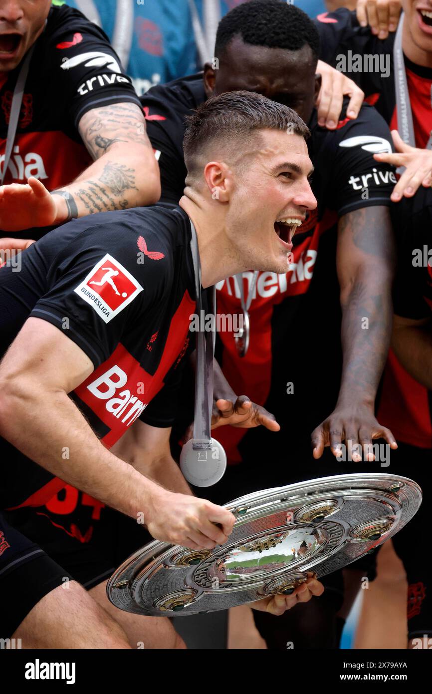 Leverkusen, Deutschland, Germany 1. Fussball Bundesliga, 34. Spieltag, Matchday 34 Bayer 04 ...