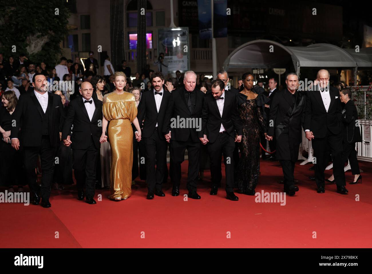 Cannes, France. 18th May, 2024. Philipp Kreuzer, Liz Jarvis, Charles ...
