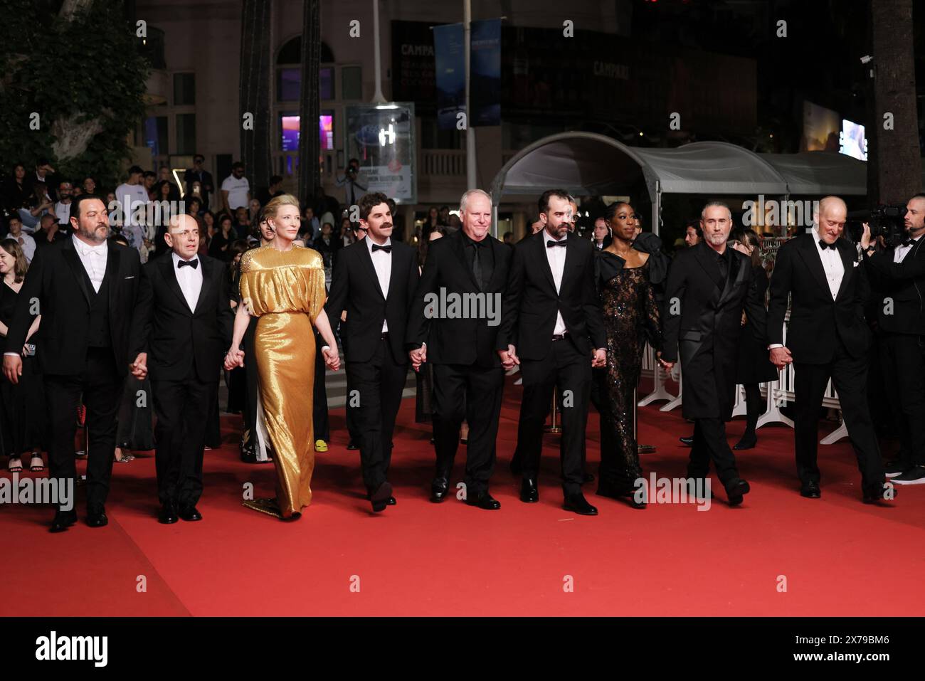 Cannes, France. 18th May, 2024. Philipp Kreuzer, Liz Jarvis, Charles ...