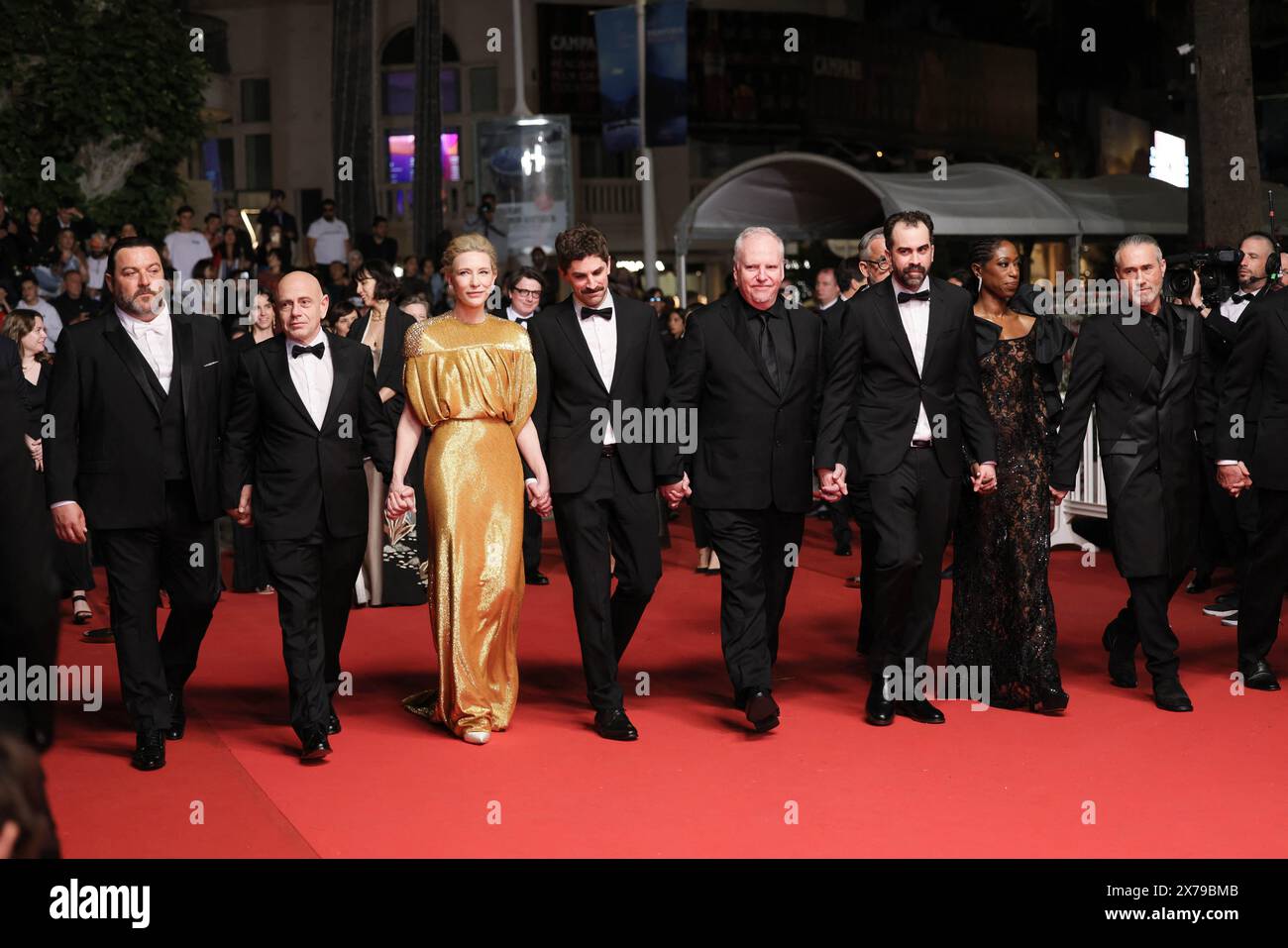 Cannes, France. 18th May, 2024. Philipp Kreuzer, Liz Jarvis, Charles ...