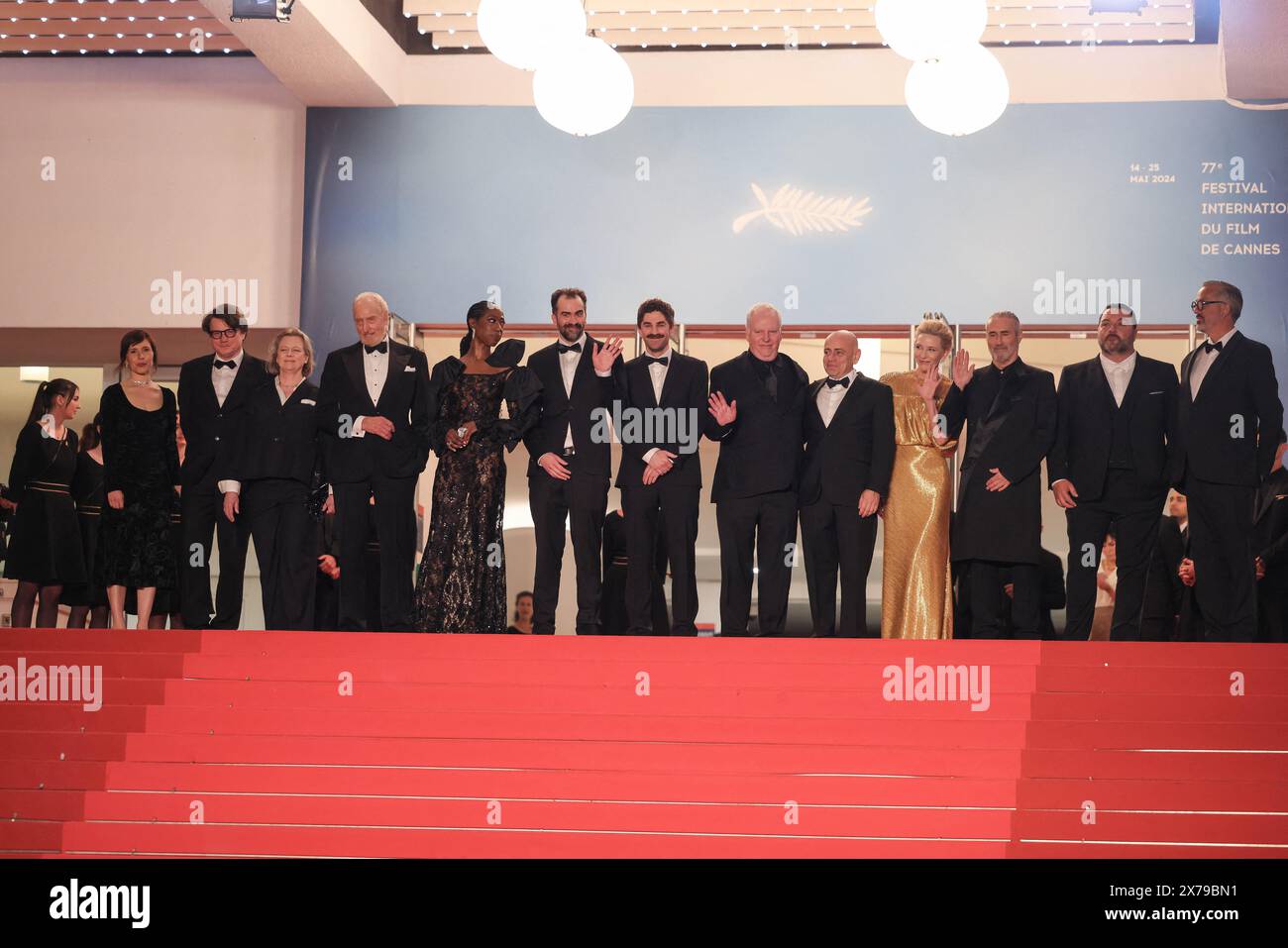 Cannes, France. 18th May, 2024. Philipp Kreuzer, Liz Jarvis, Charles ...