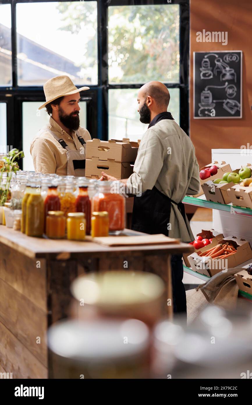 Carrying items in apron hi-res stock photography and images - Alamy