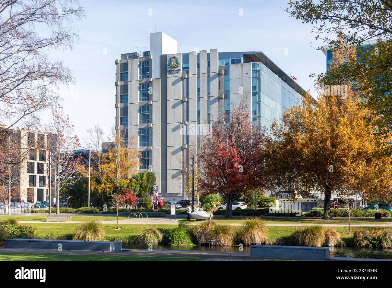 Christchurch City Council Building from Cambridge Terrace, Christchurch ...