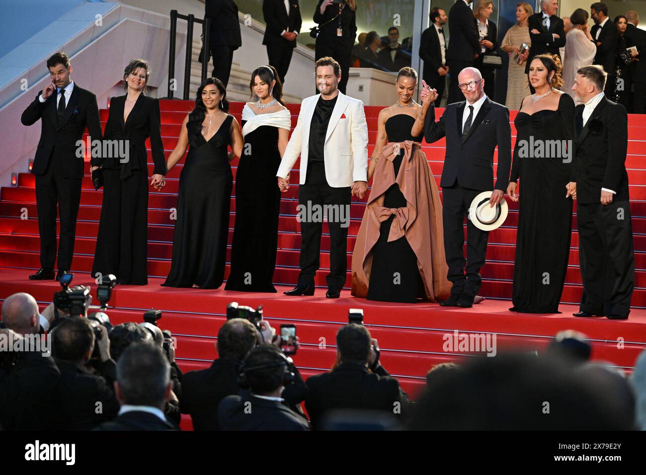 Zoe saldana and karla sofia gascon hi-res stock photography and images ...