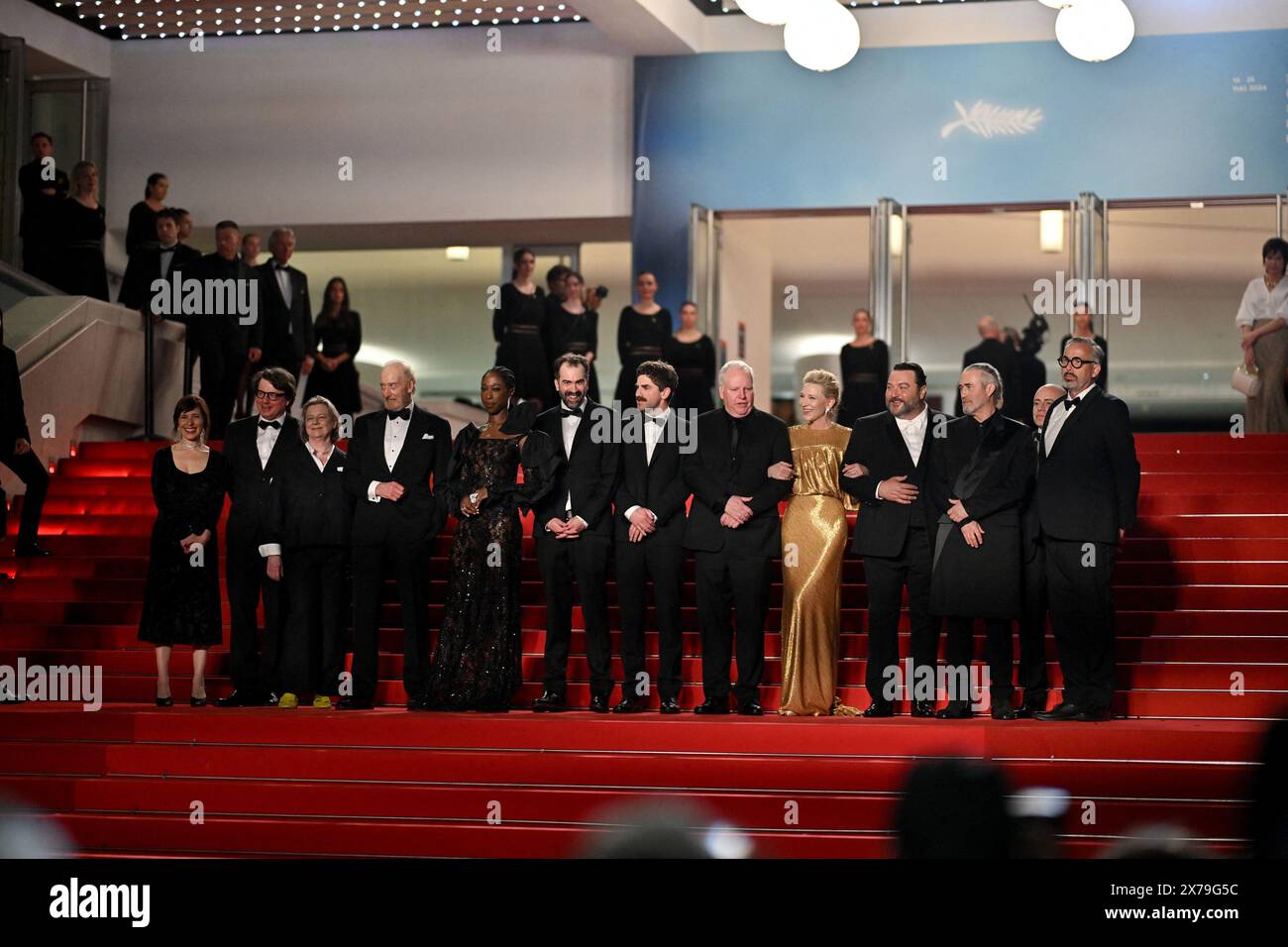 Cannes, France. 18th May, 2024. Denis Ménochet, Rolando Ravello, Cate ...