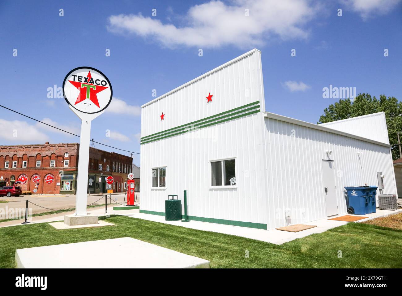American Giants Museum in Downtown, Atlanta, Illinois Stock Photo - Alamy