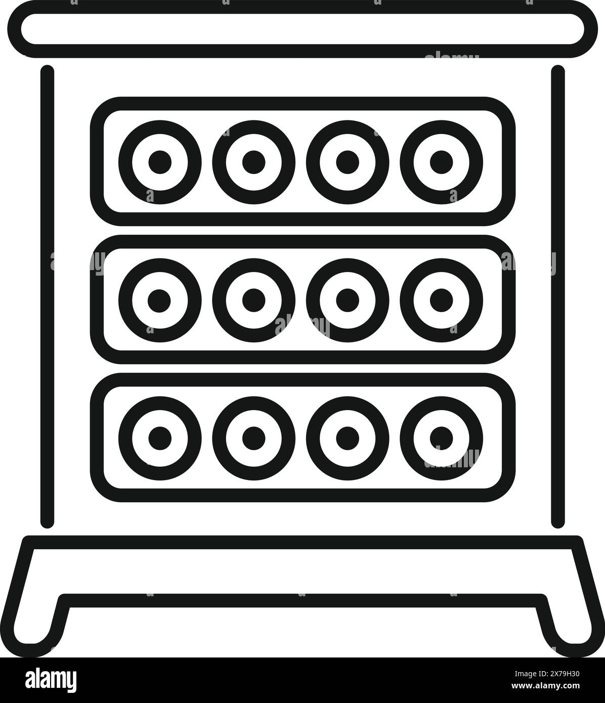 Sleek rack Stock Vector Images - Alamy
