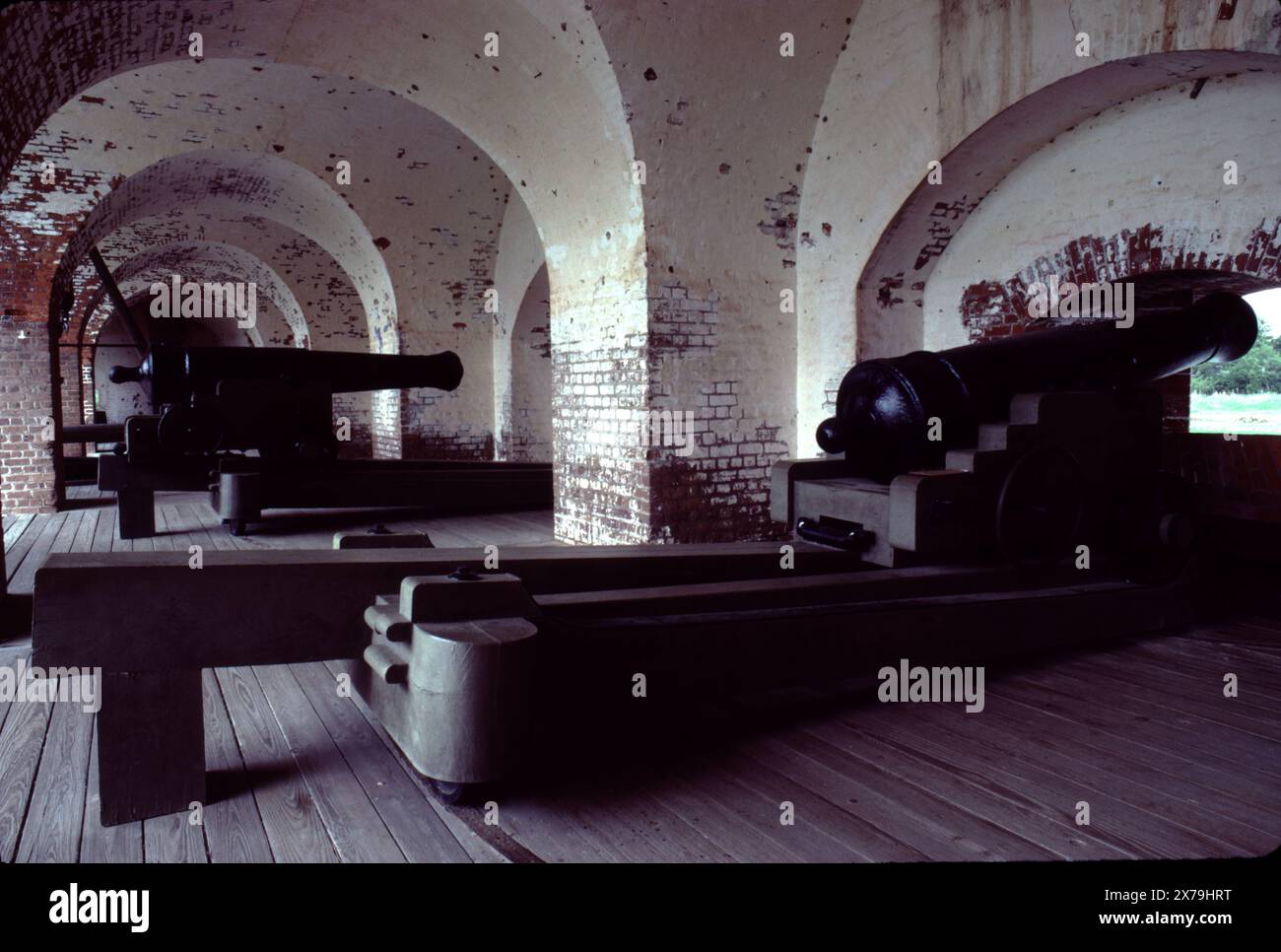 Savannah GA. USA. 1983. Ft. Pulaski. On Thursday morning of April 10 ...