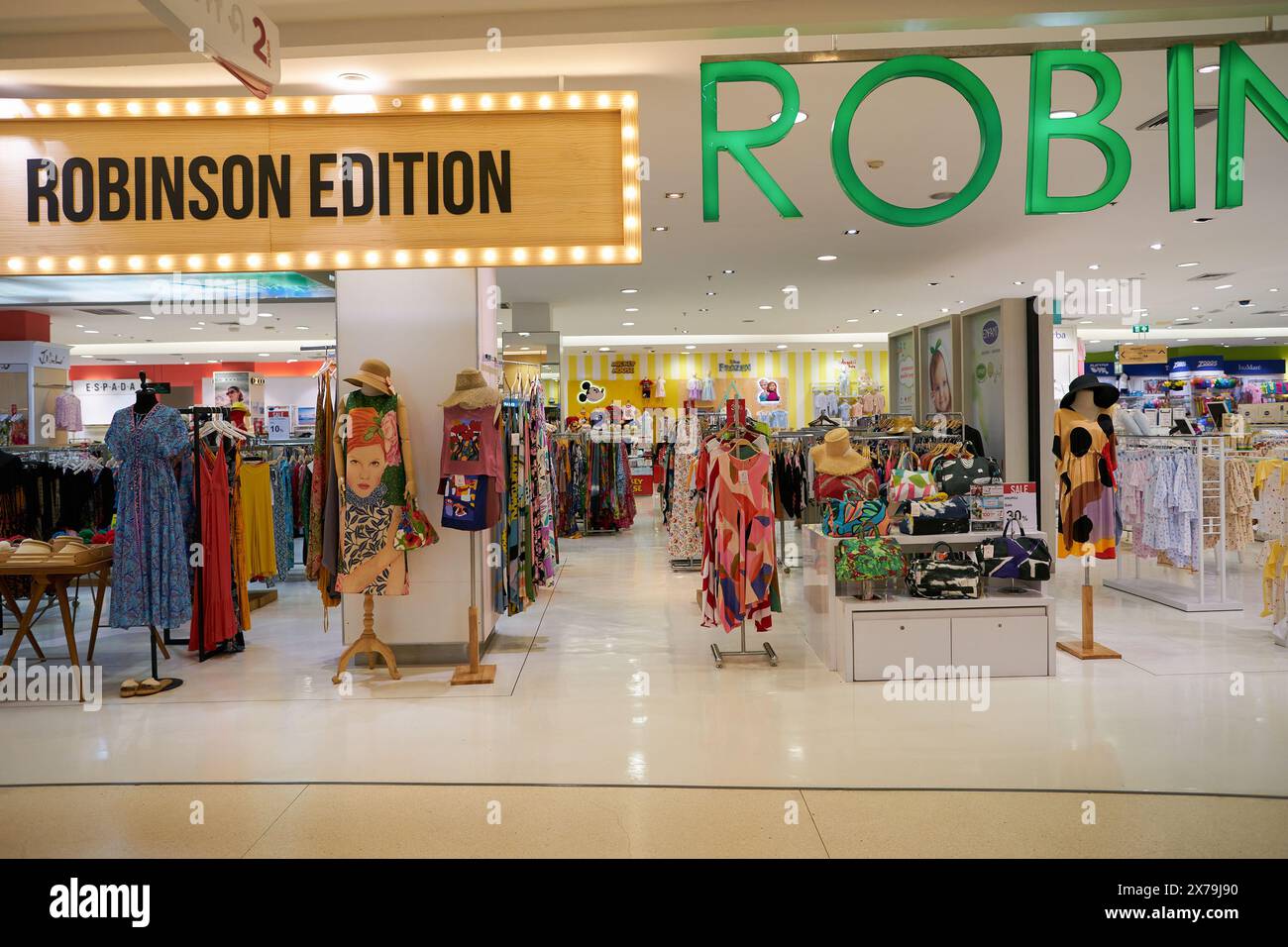 PHUKET, THAILAND - APRIL 30, 2023: goods displayed at Robinson ...