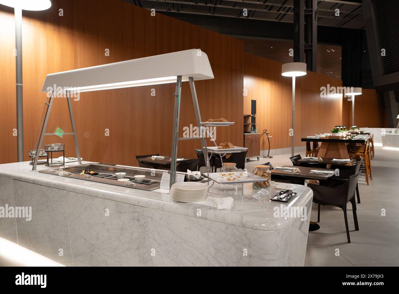 DOHA, QATAR - OCTOBER 13, 2023: Platinum and Gold Lounge - North at ...