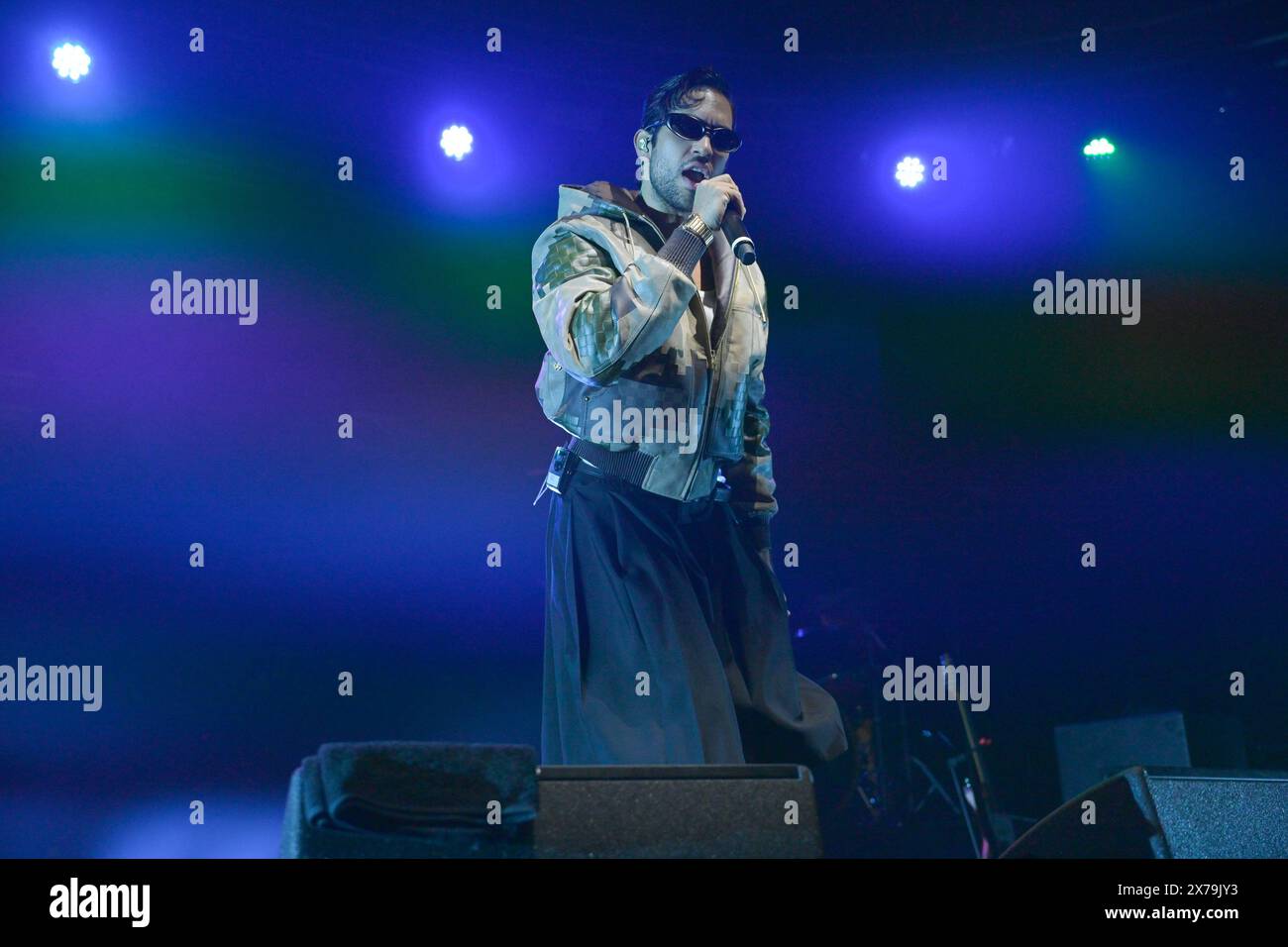 Italian singer Mahmood performs live on stage at Le Fabrique for the ...