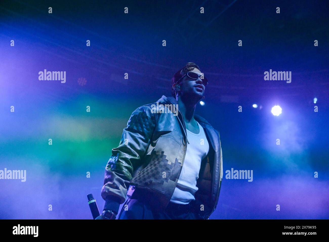 Italian singer Mahmood performs live on stage at Le Fabrique for the ...