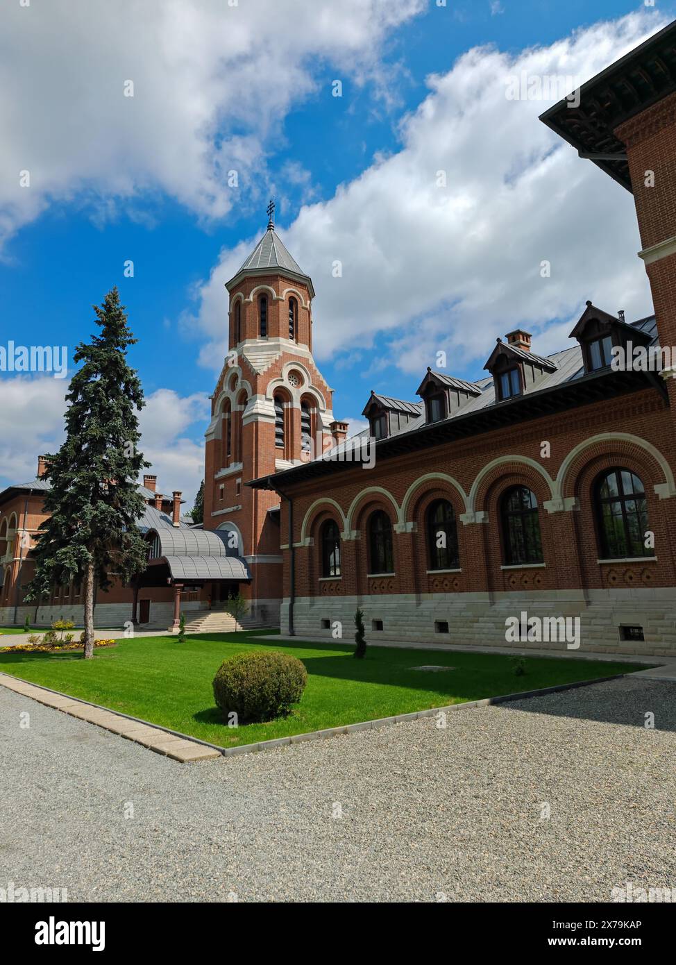 Arges Monastery, Romania. Curtea de Arges, legend of Manole landmark in ...