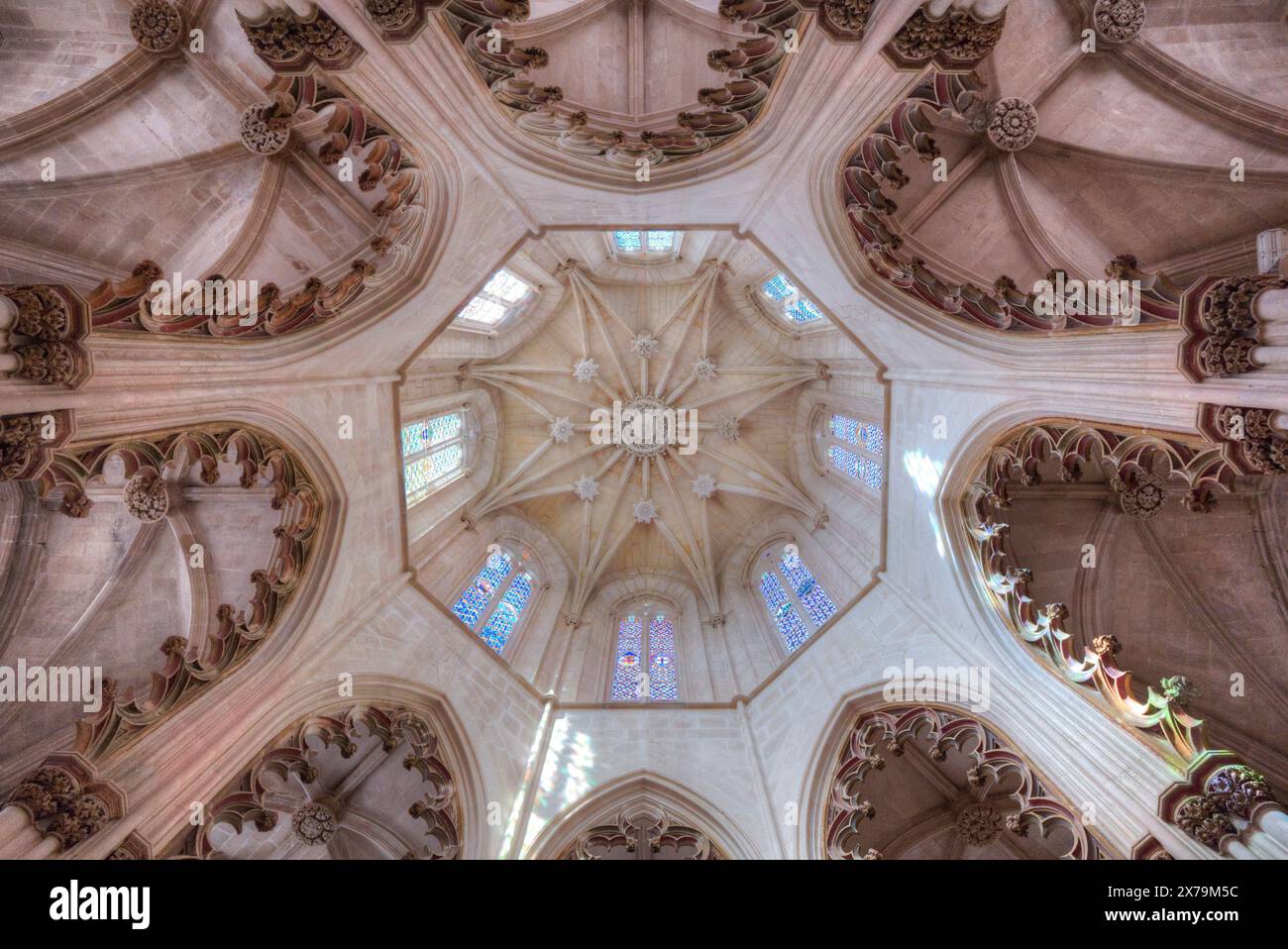 Ceiling, The Founder's Chapel, The Dominican Abbey of Santa Maria da ...