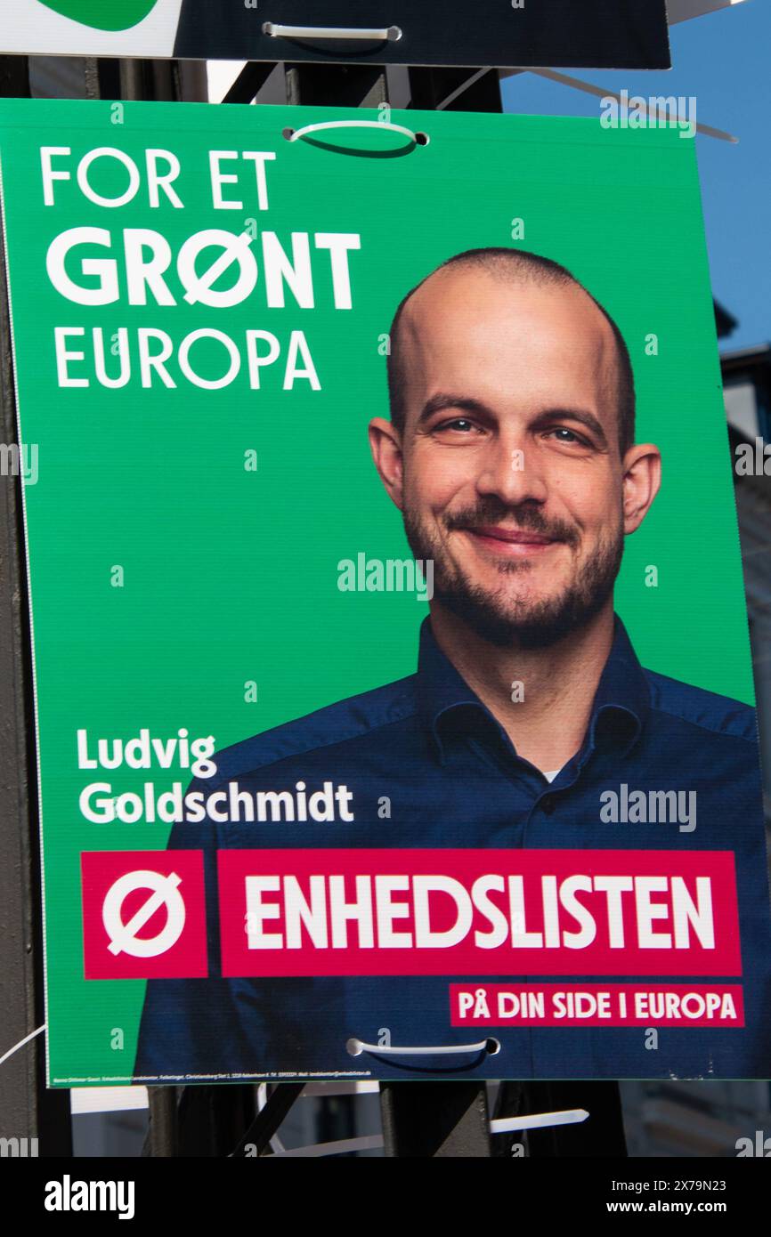 Election poster for Ludvig Goldschmidt of the Red-Green Alliance in ...