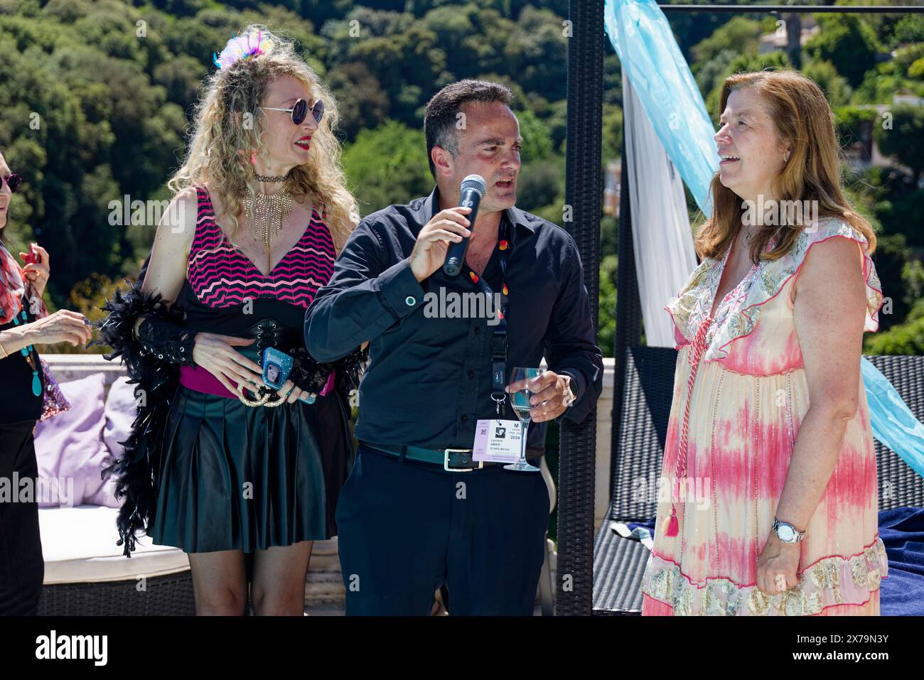 Vallauris, France. 18th May, 2024. Socialite columnist/jet setter ...