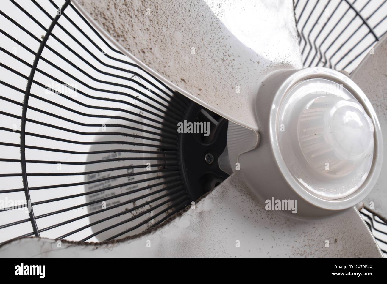 Dirty dust on fan blades has an impact on the air, allergies to health ...