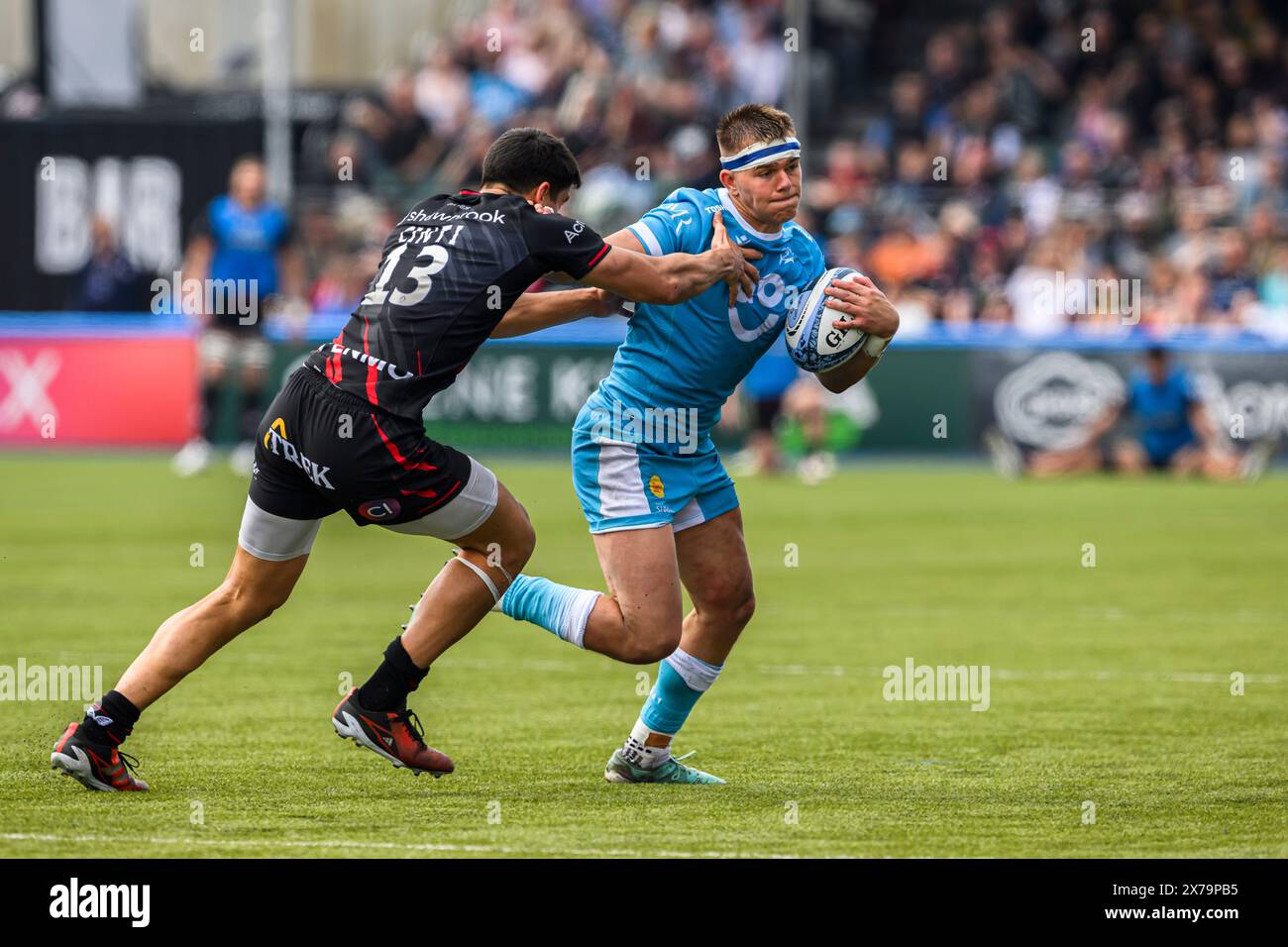 LONDON, UNITED KINGDOM. 18th, May 2024. Joe Carpenter of Sale Sharks ...