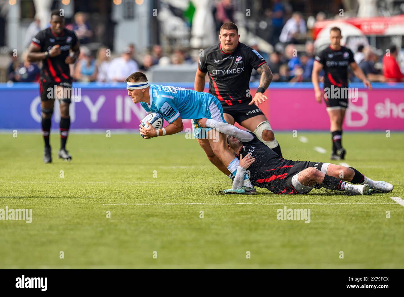 LONDON, UNITED KINGDOM. 18th, May 2024. Joe Carpenter of Sale Sharks ...
