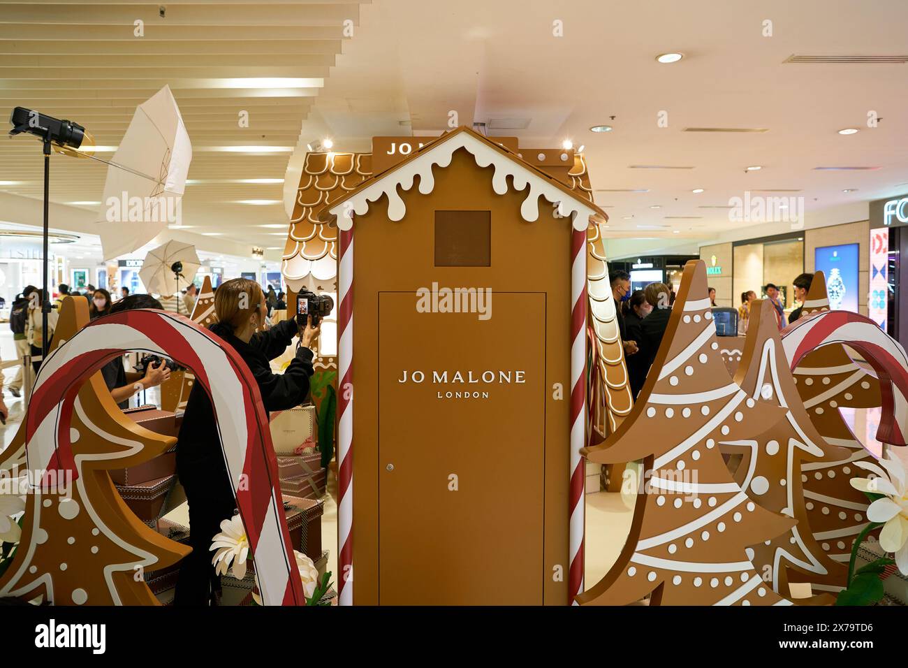 HONG KONG, CHINA - DECEMBER 05, 2023: Jo Malone London Gingerbread Land ...