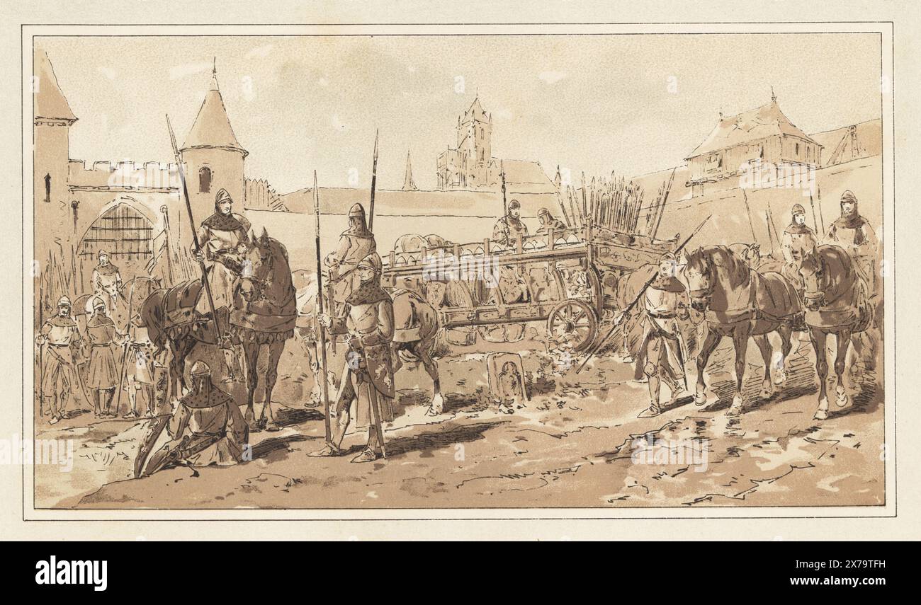 Historical cortege of modes of transport hi-res stock photography and ...