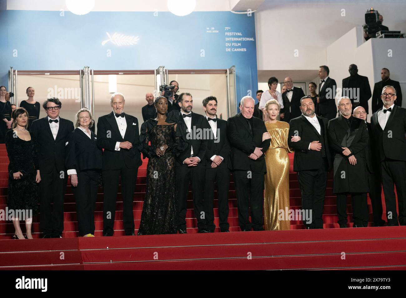 Cannes, France. 19th May, 2024. Philipp Kreuzer, Liz Jarvis, Charles ...