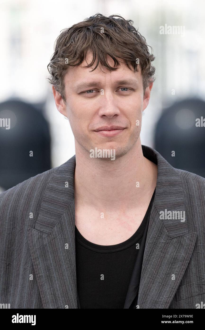 Cannes, France. 19th May, 2024. Halfdan Ullmann Tondelc attends the ...