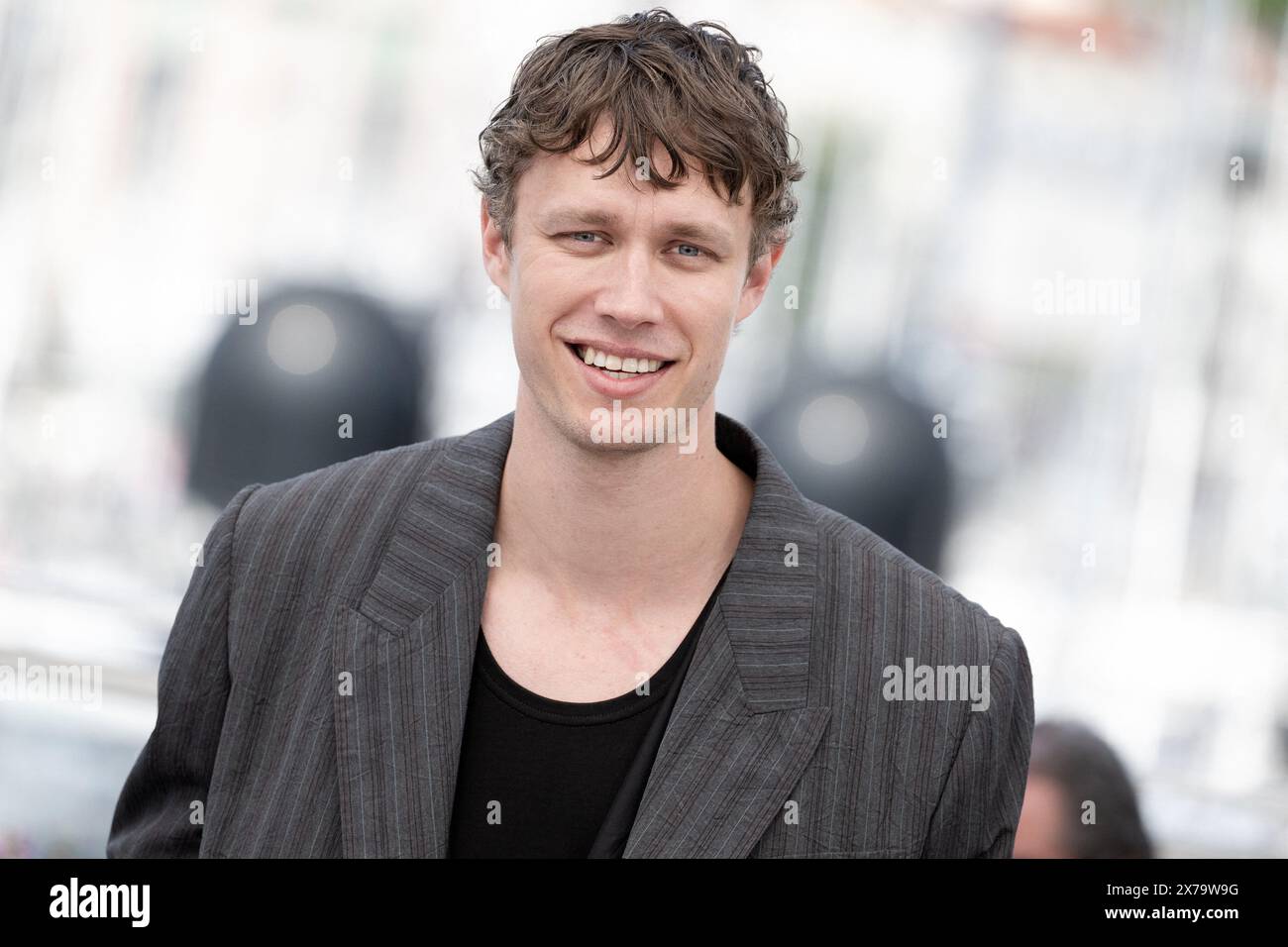 Cannes, France. 19th May, 2024. Halfdan Ullmann Tondelc attends the ...