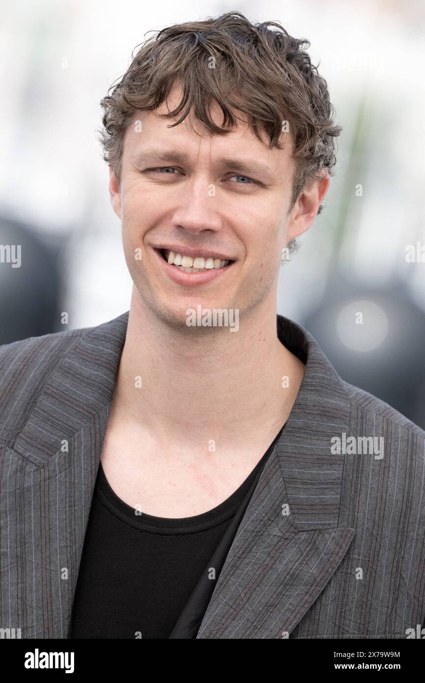 Cannes, France. 19th May, 2024. Halfdan Ullmann Tondelc attends the ...