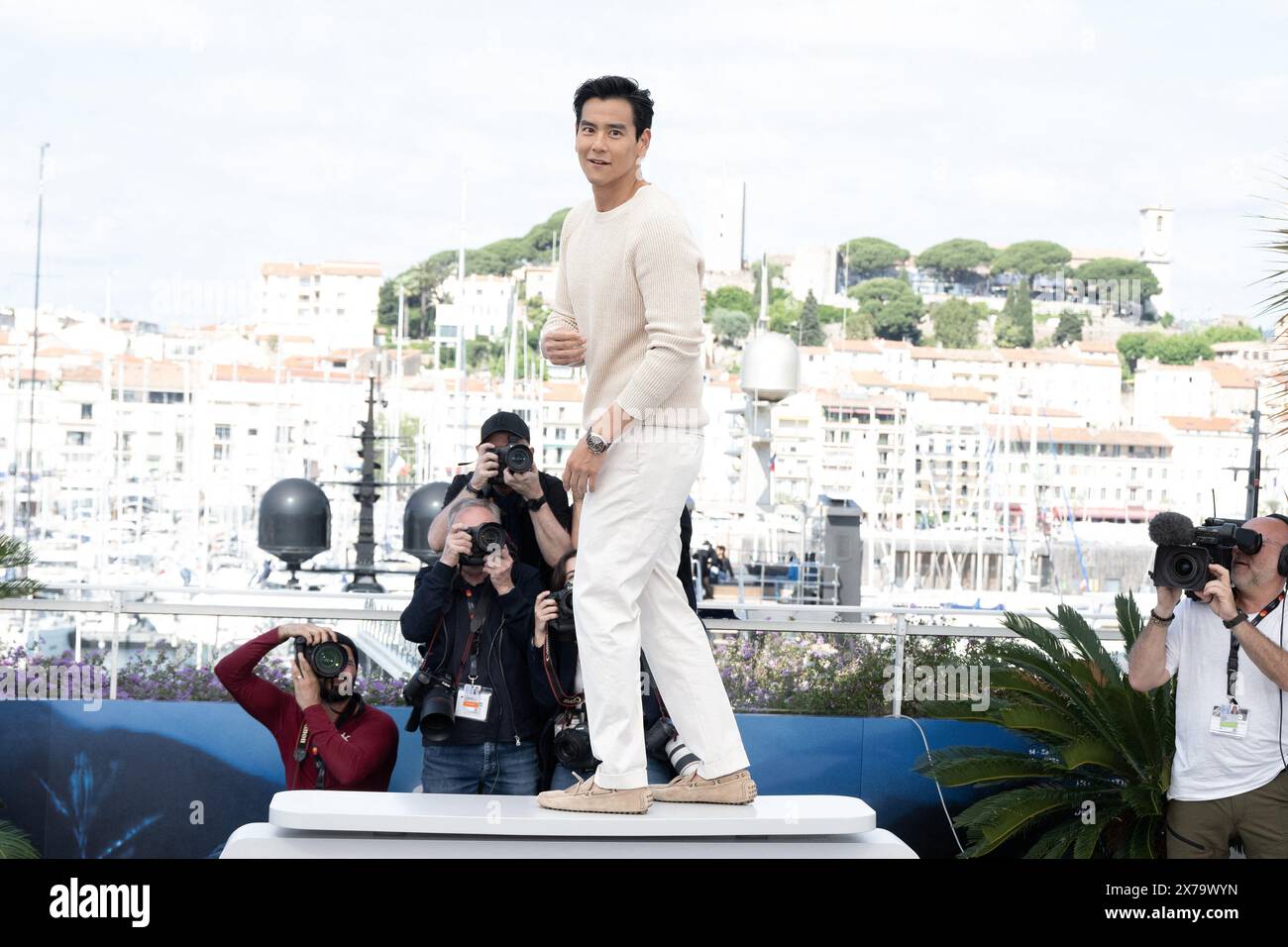 Cannes, France. 19th May, 2024. Eddie Li attends the Black Dog Photocall at the 77th annual ...