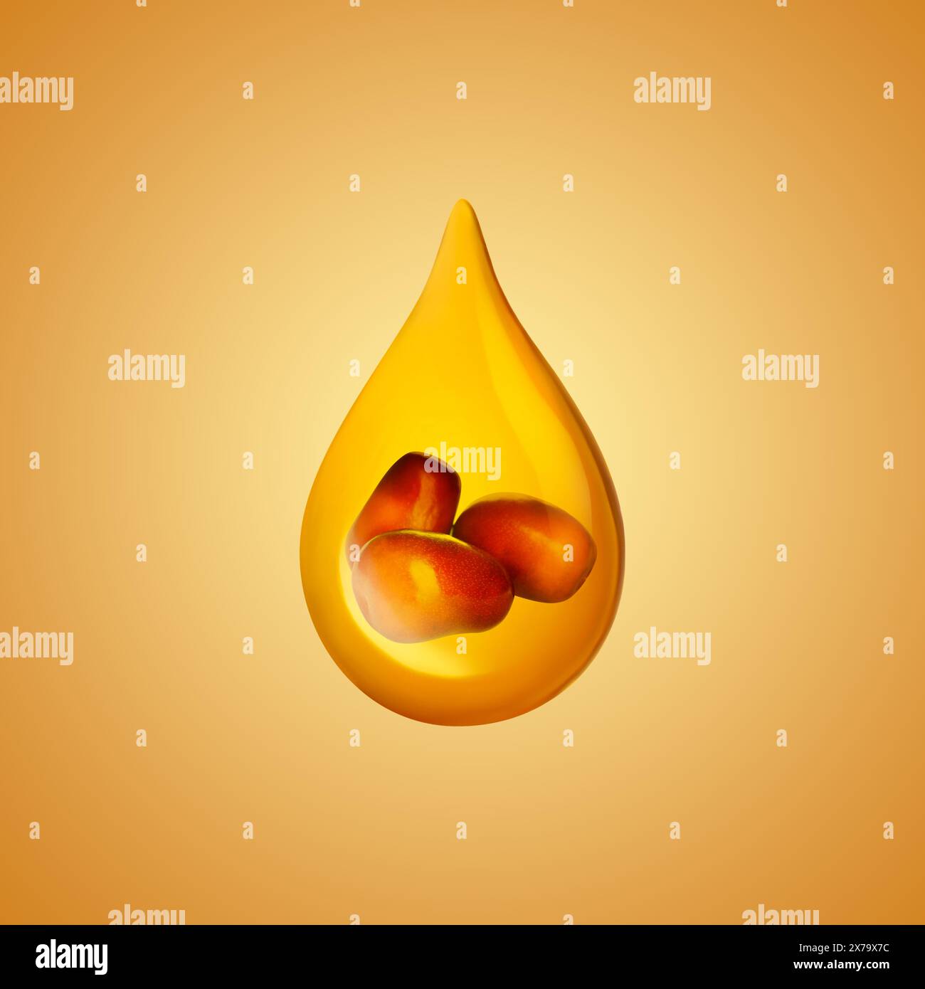 Cooking oil drop with palm fruits on golden background Stock Photo - Alamy
