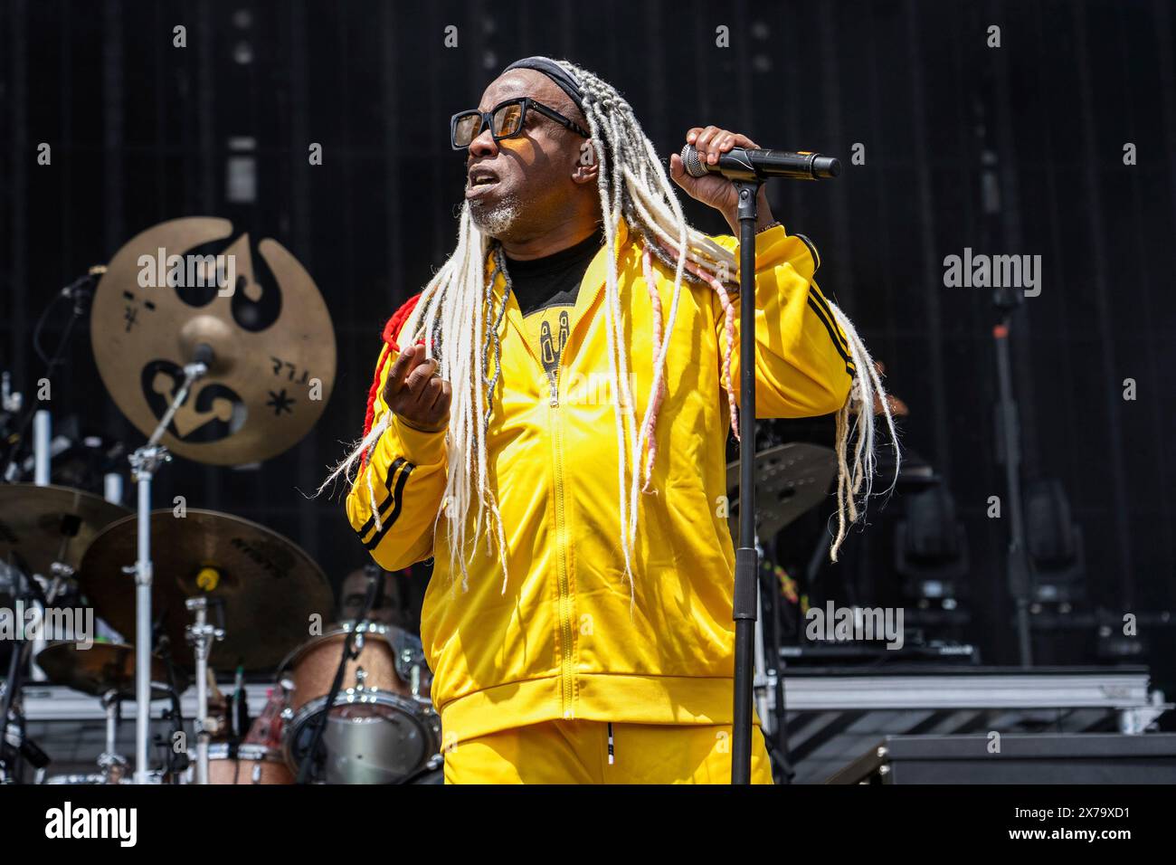 Corey Glover of Living Colour performs during Sonic Temple Art and ...
