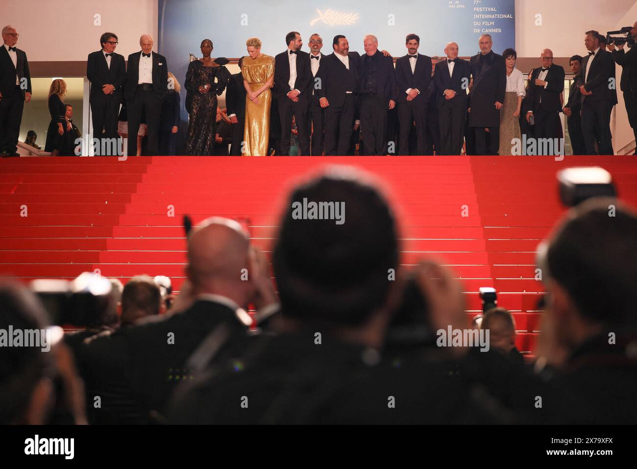 Cannes, France. 18th May, 2024. Philipp Kreuzer, Liz Jarvis, Charles ...