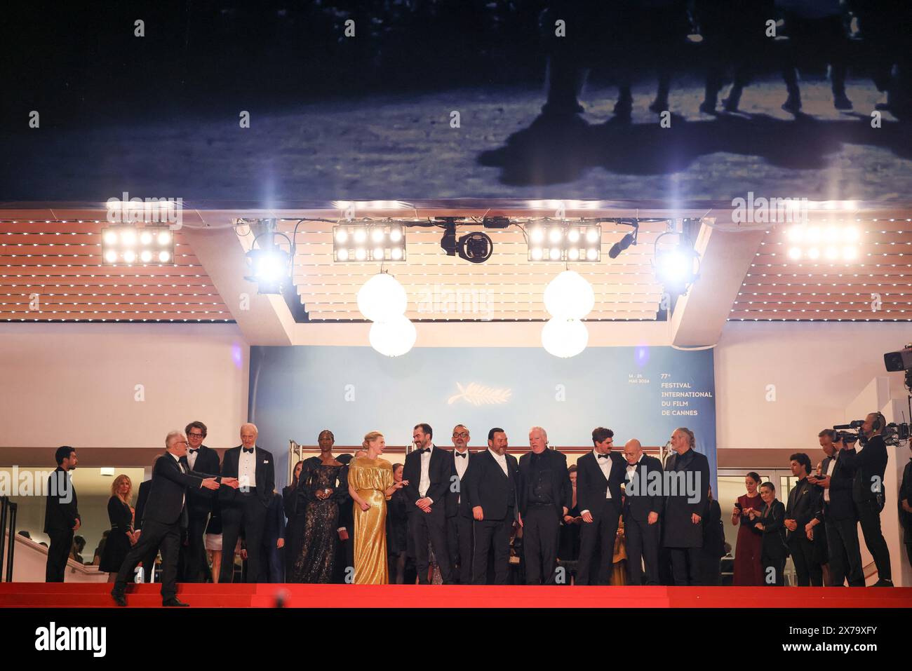 Cannes, France. 18th May, 2024. Philipp Kreuzer, Liz Jarvis, Charles ...