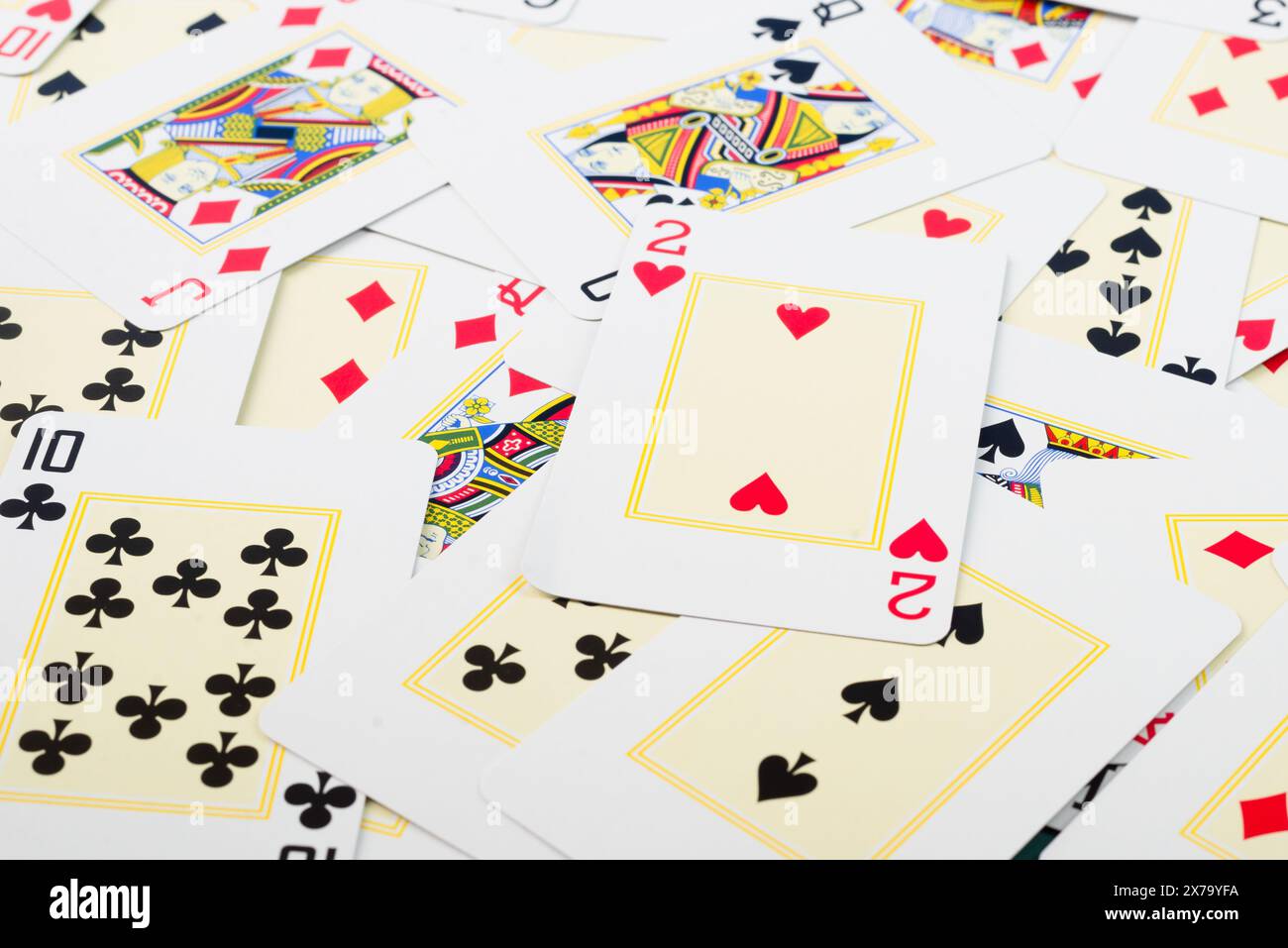 Salvador, Bahia, Brazil - May 10, 2024: Different playing cards ...