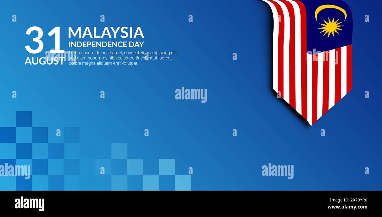 Malaysia Independence Day background for presentation and banner design ...