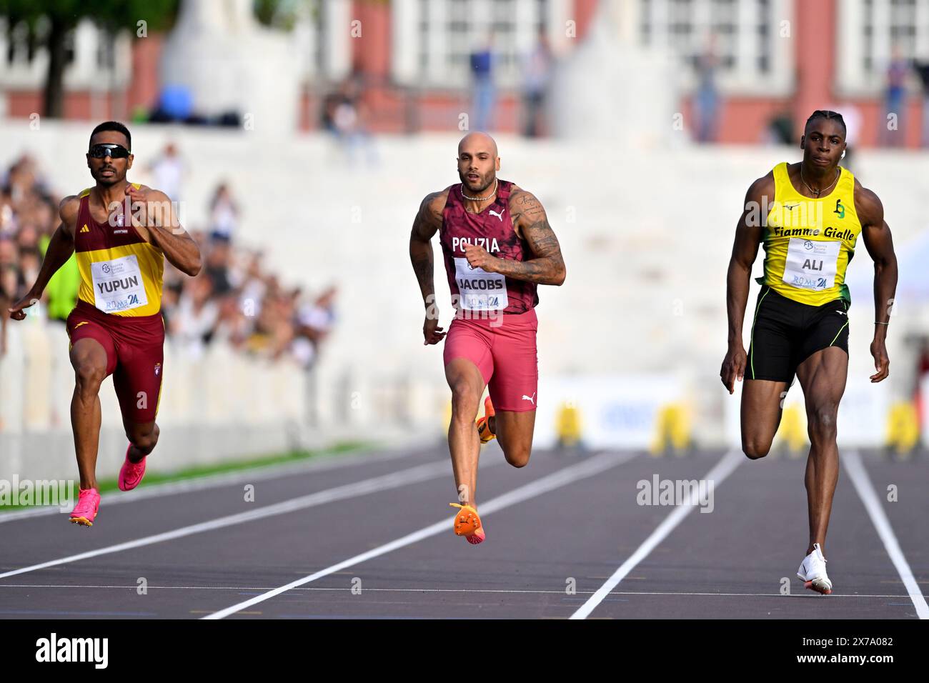 Rome, Italy. 18th May, 2024. Yupun Abeykoon of Sri Lanka, Marcell ...