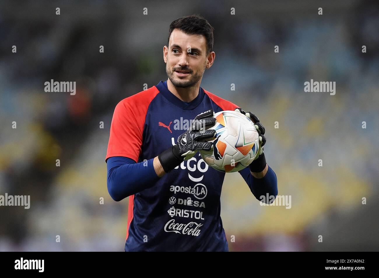 Rio de Janeiro, Brazil, May 16, 2024. Soccer goalkeeper Alexis Martin ...