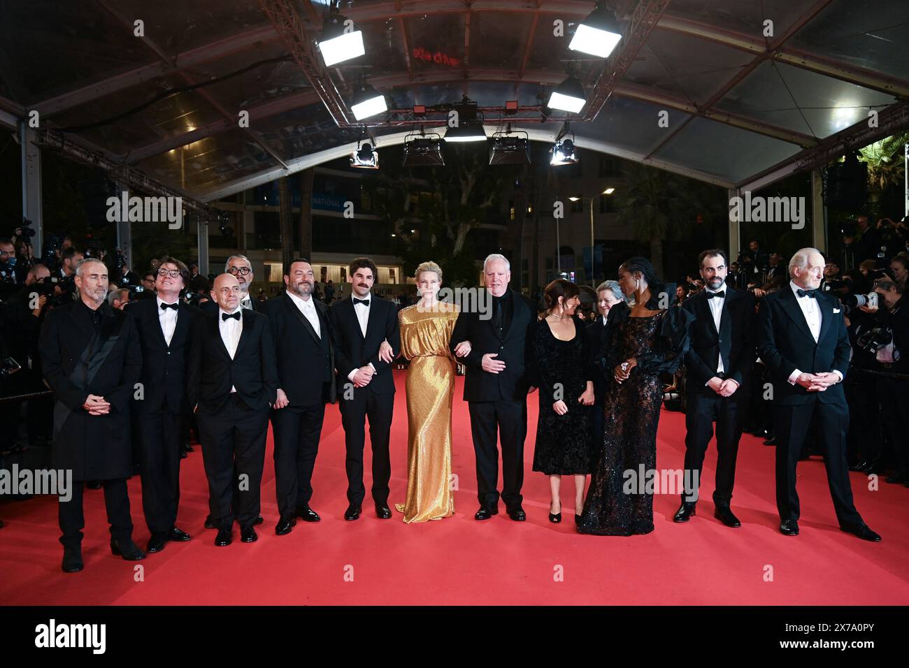 Cannes, France. 18th May, 2024. Charles Dance, Denis Menochet, Cate ...
