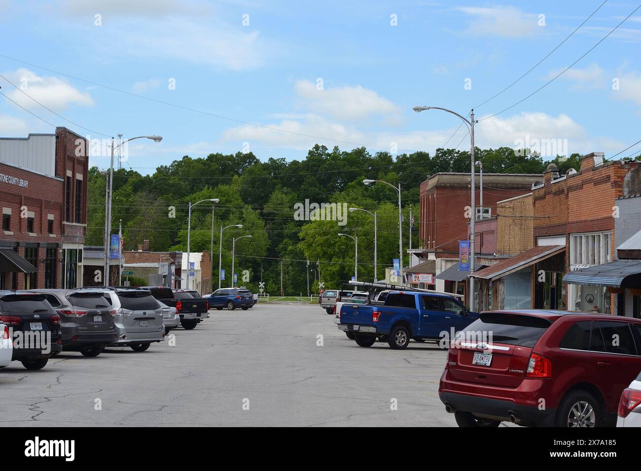 Crane, MO street view Stock Photo - Alamy