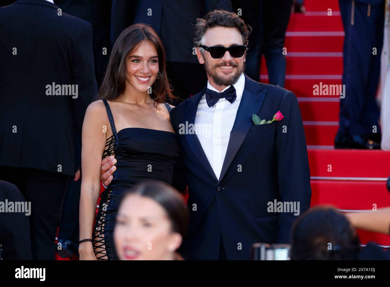 James Franco and Izabel Pakzad attend the red carpet premiere of ...