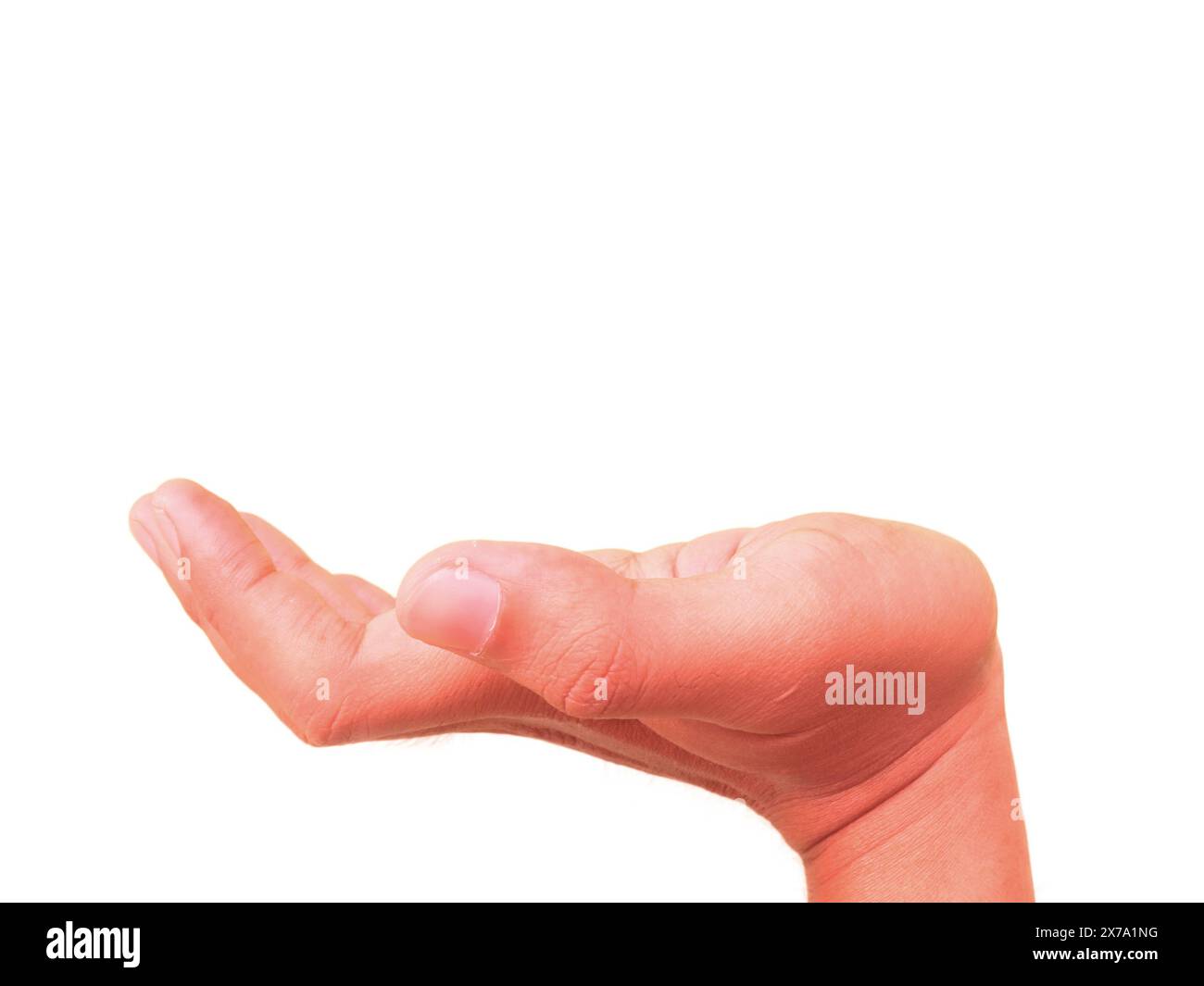 Hand gesture, palms open up Stock Photo - Alamy