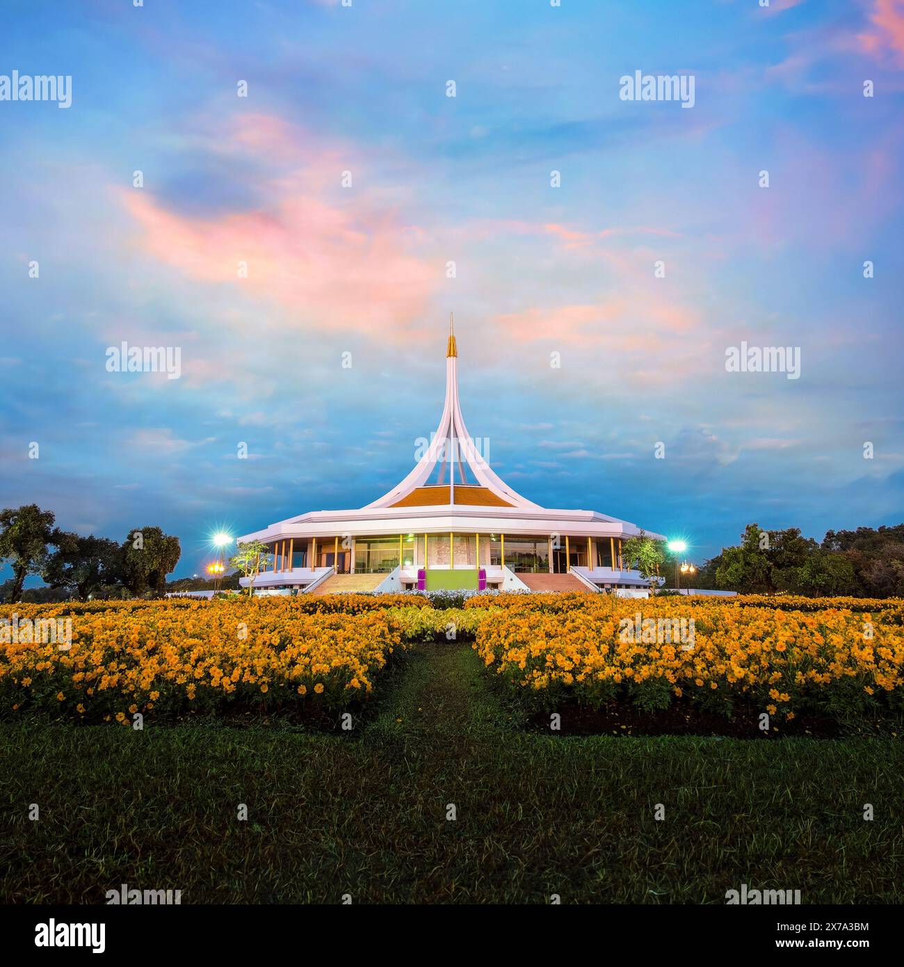 Bangkok, Thailand - December 8 2023: Suanluang RAMA IX (Rama 9 Royal ...