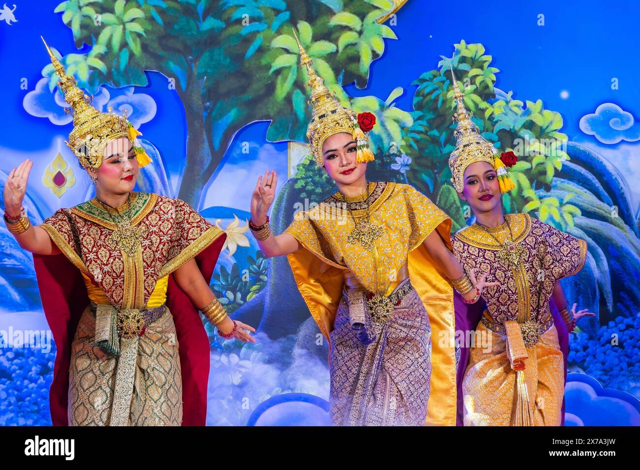 Bangkok, Thailand - March 13 2024: Khon Masked Dance is a mixture of ...